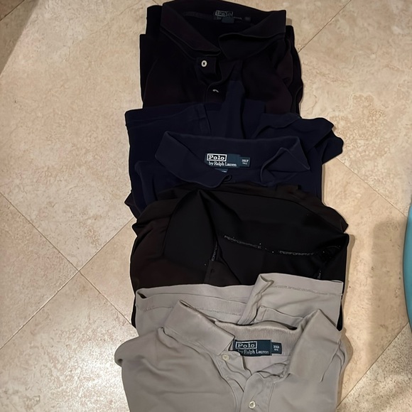 Shirts | Five Used Ralph Lauren Polo Shirts 3x Big And 3xlt | Poshmark